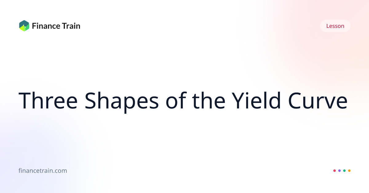 Three Shapes of the Yield Curve | Finance Train